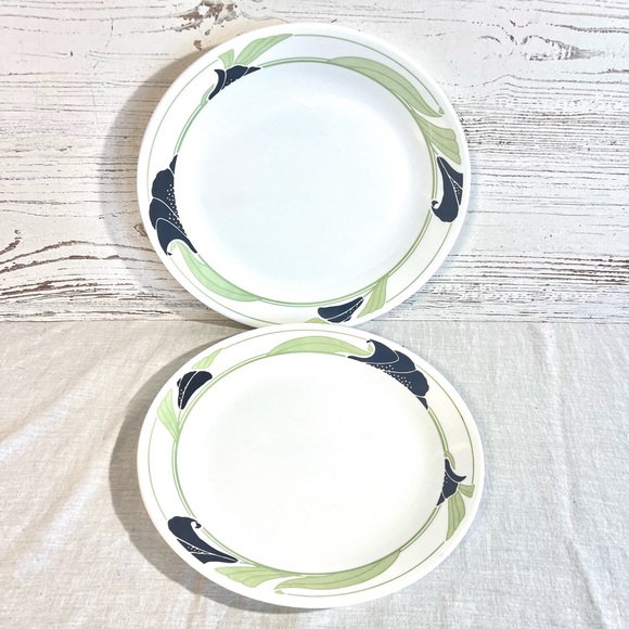 Corelle | Dining | Vintage Corelle Plates Black Orchid Dinner Plates ...